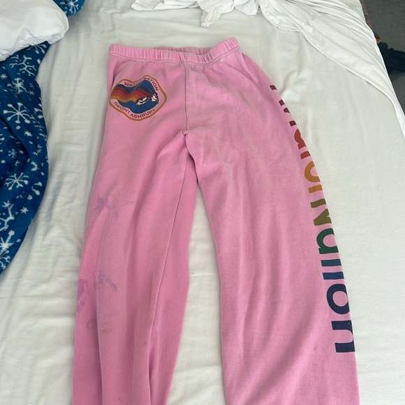 Aviator Nation | Pants & Jumpsuits | Aviator Nation Pink Logo Sweats ...
